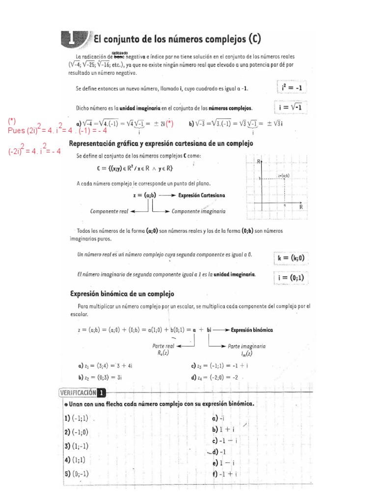 7-Numeros Complejos - TP 1 | PDF