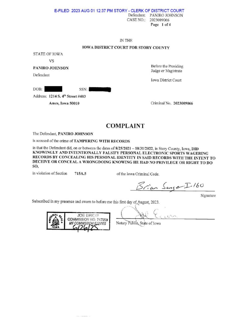 Johnson Redacted | PDF | Law