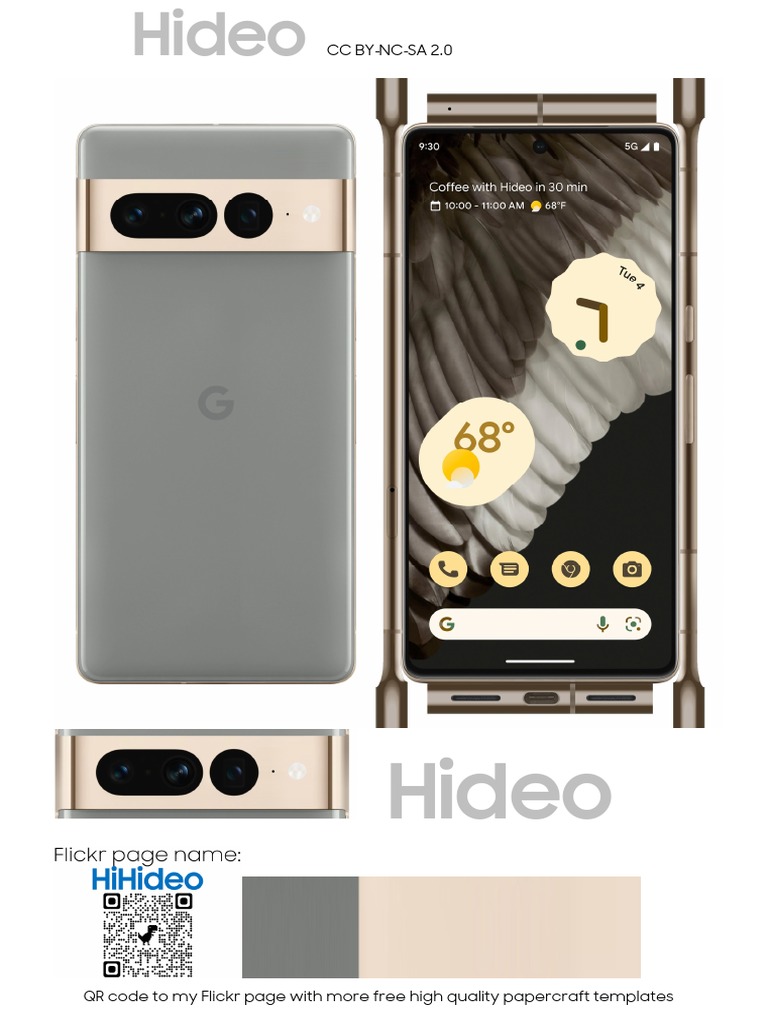 Pixel 7 Pro Hazel (Papercraft) | PDF