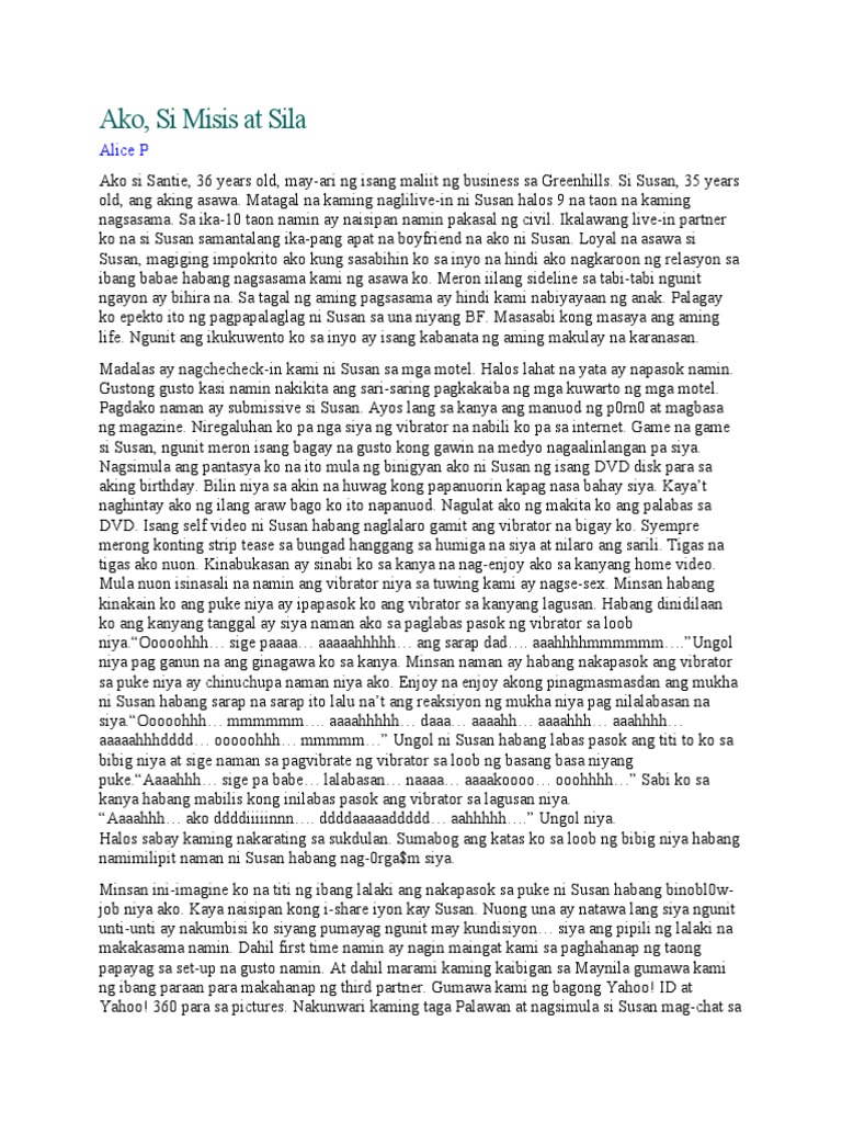 Ako, Si Mrs at Sila | PDF