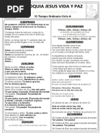 CANTOS SEMANA SANTA | PDF