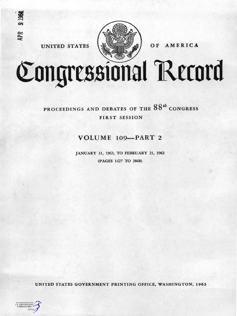 GPO CRECB 1963 pt2 | PDF | Federal Bureau Of Investigation | American ...