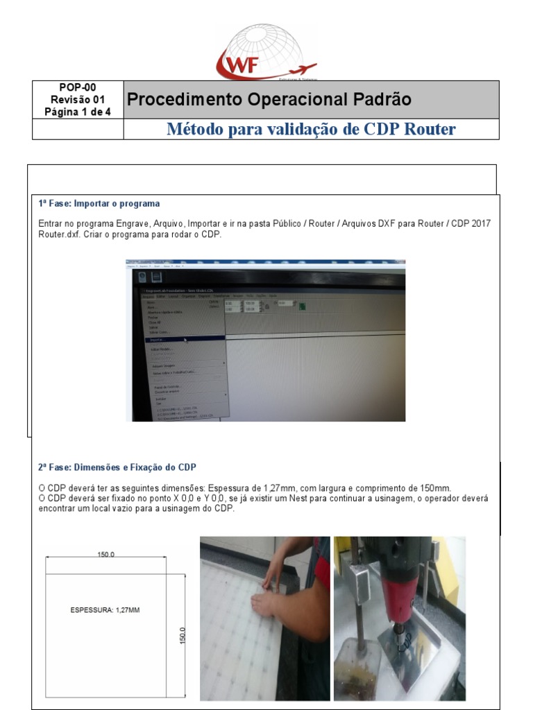 Pop - Procedimento Operacional Padrão Router | Download grátis PDF ...