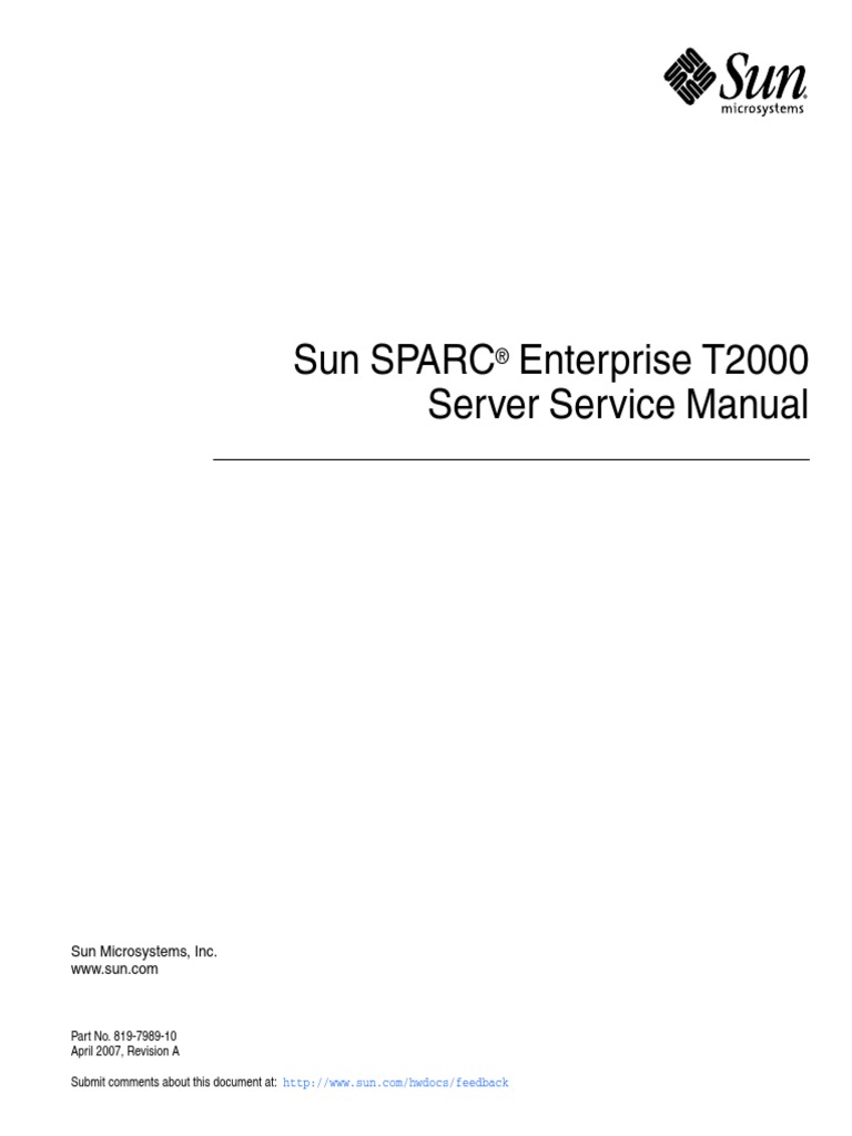 T2000 Service Manual | PDF | Electrical Engineering | Computer Science