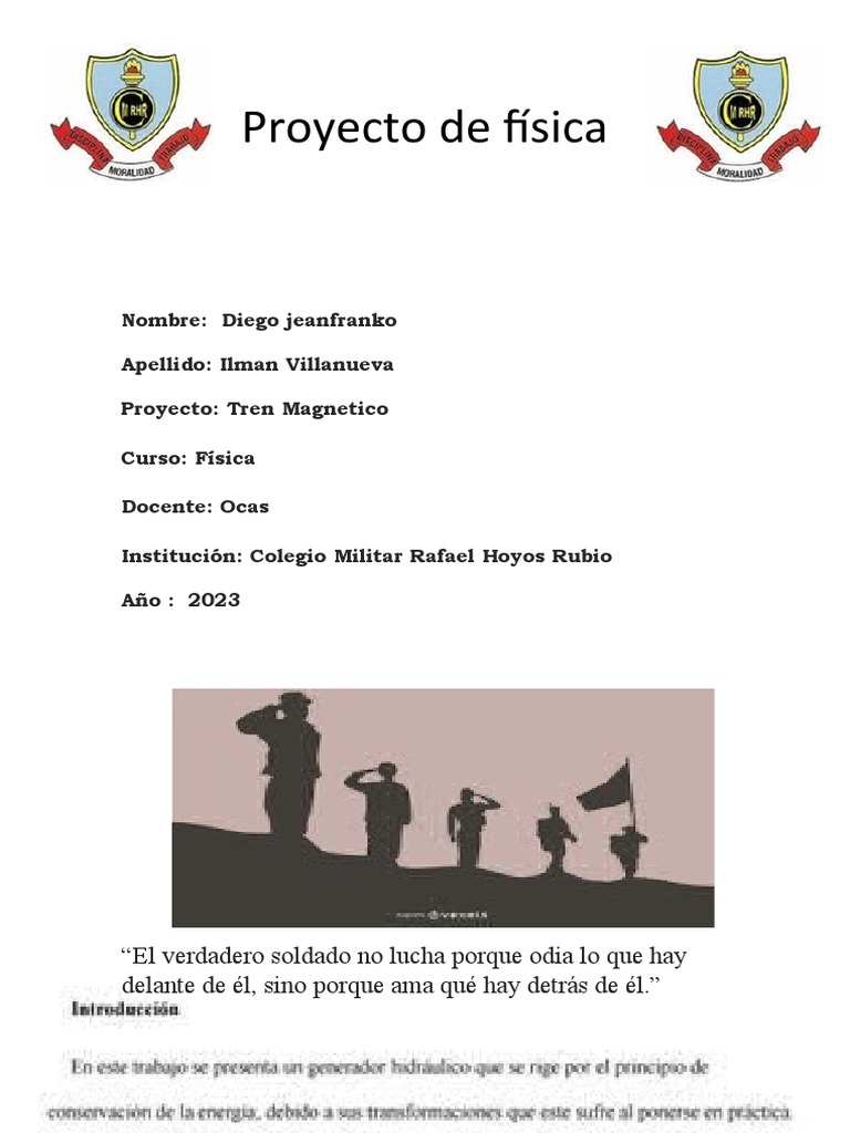 Proyecto de Física Ilman 2 | PDF