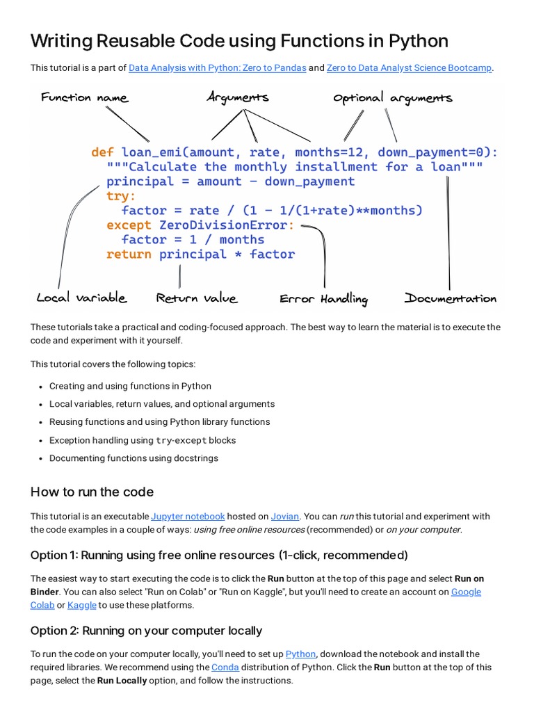 Python Functions And Scope Pdf Parameter Computer Programming Scope Computer Science