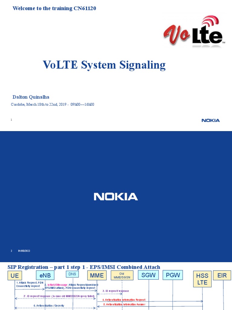 VoLTE Intro P2 Sub Registration | PDF