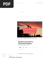 Sample Letter of Extension of Time For Construction (EOT Letter) | PDF ...