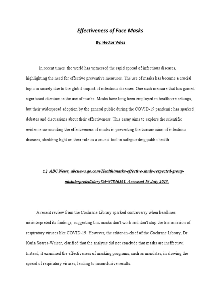 1600 Word Essay | PDF | Health Care | Microbiology
