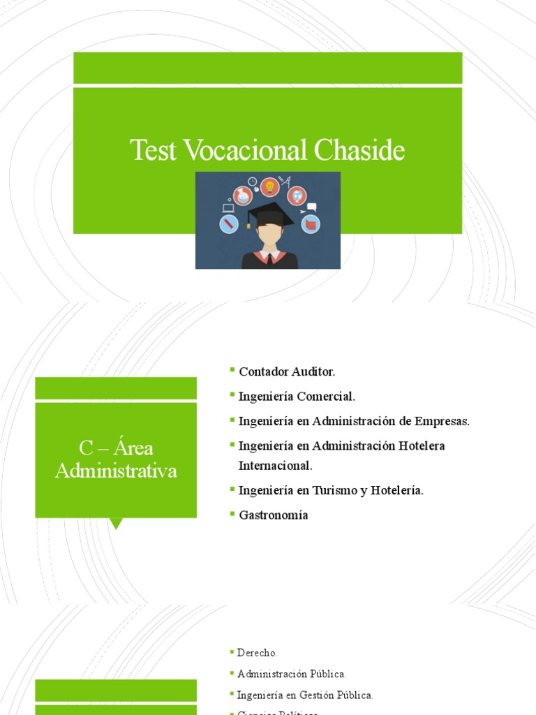 Test Vocacional Chaside | PDF