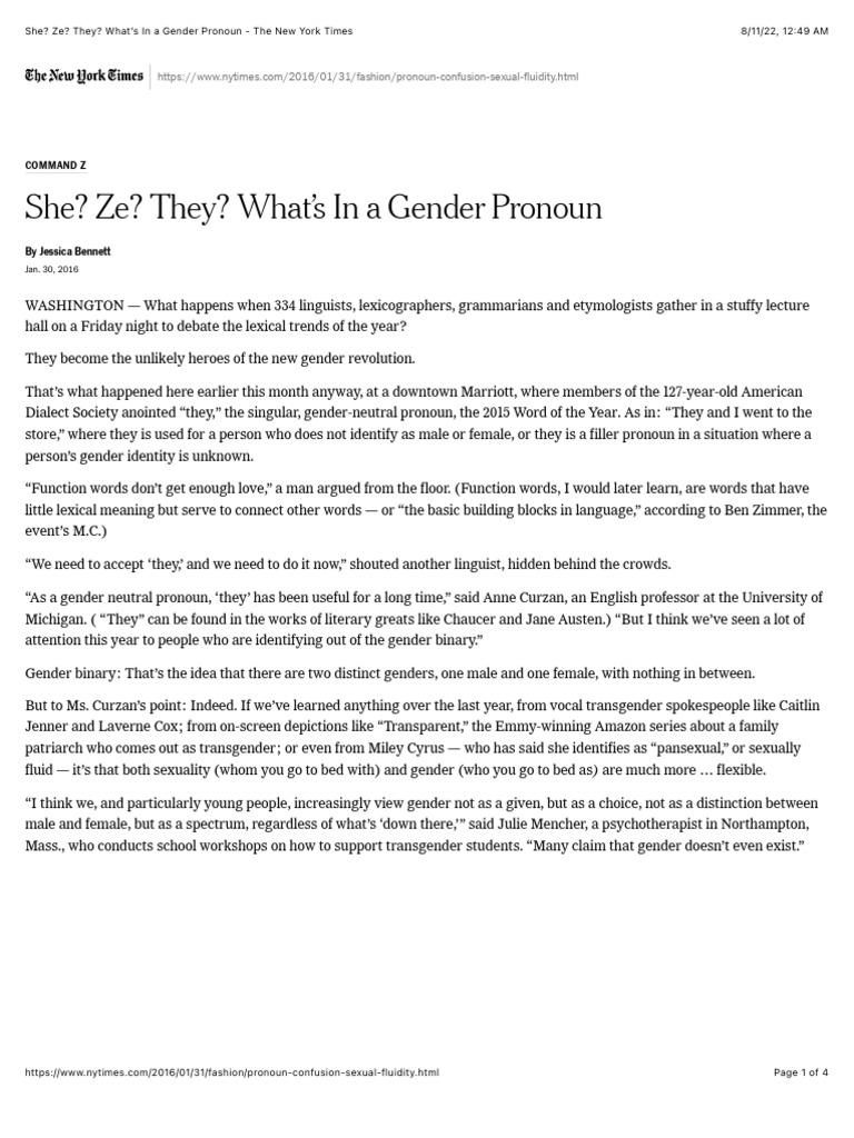 319M Gender Sensitivity G01 She Ze They What's in A Gender Pronoun ...