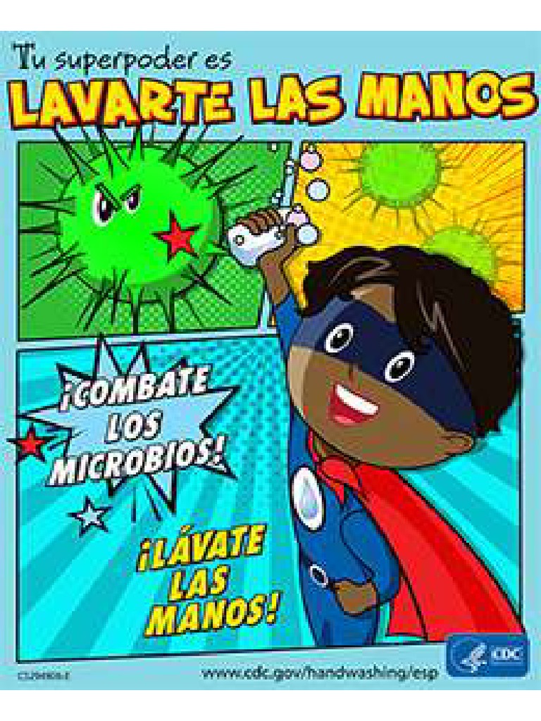 Handwashing BOY Superhero SPANISH 8x11 P | PDF