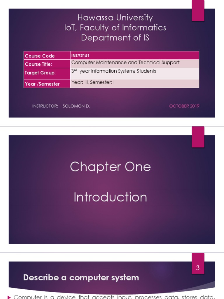 Chapter 1 INTRO | PDF | Electrostatic Discharge | Computer Hardware