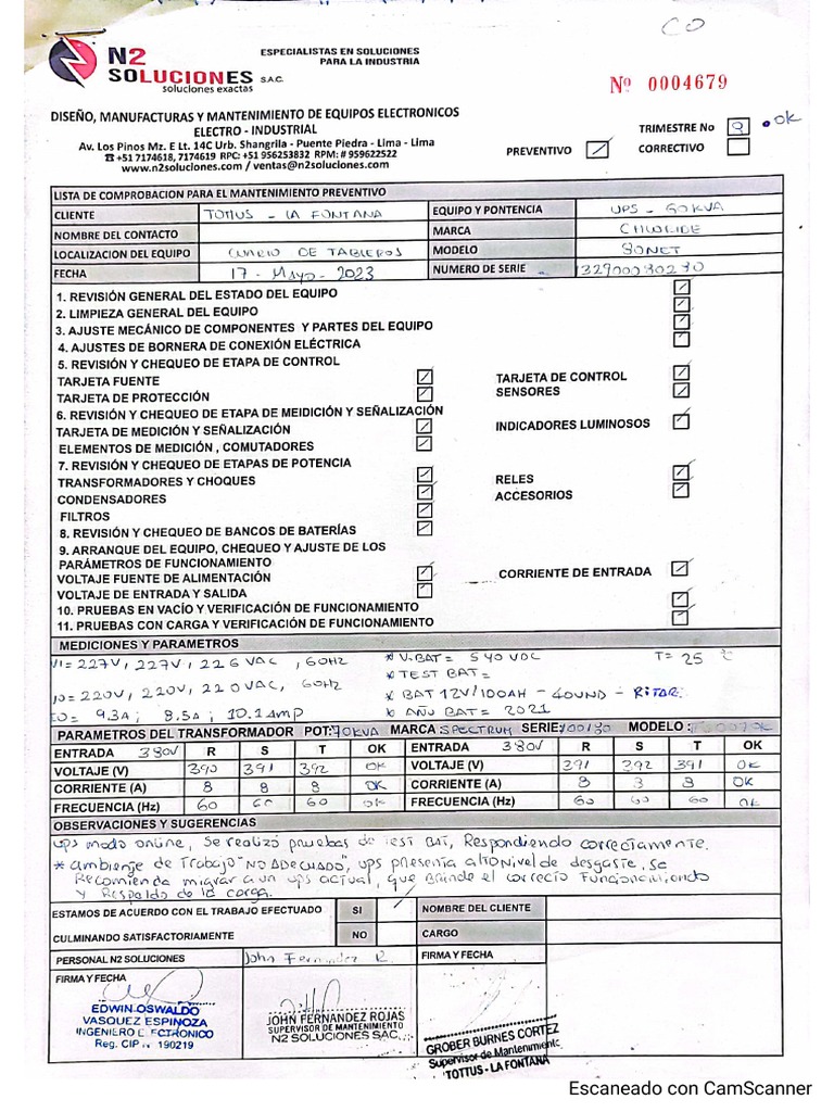 Ficha y Acta Oc 6001005532 | PDF