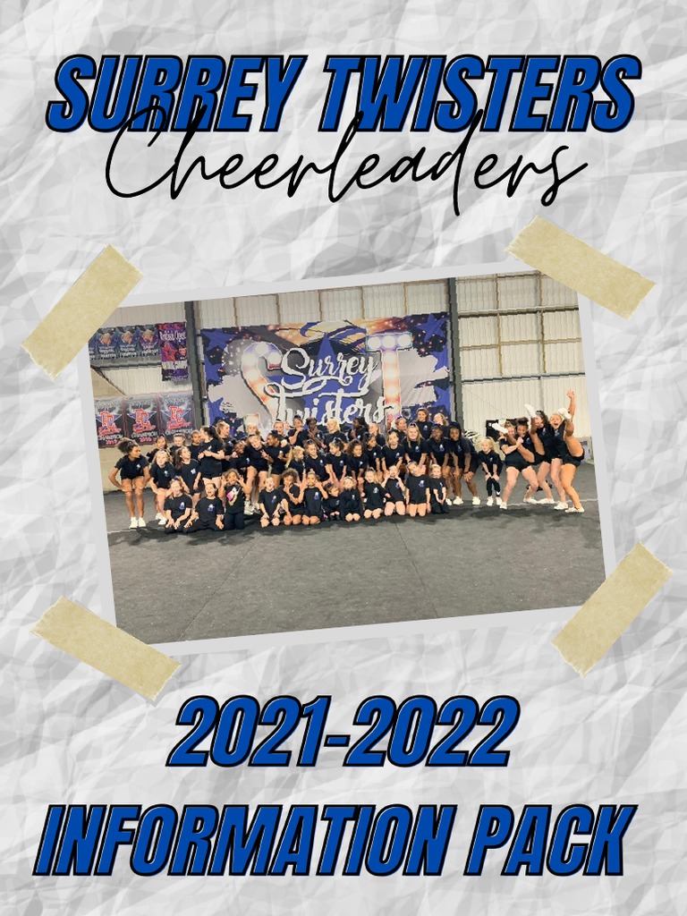 Surrey Twisters Cheerleading Program | PDF | Cheerleading