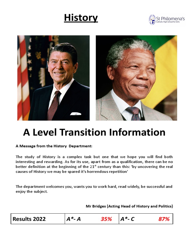 History Transition Booklet | PDF