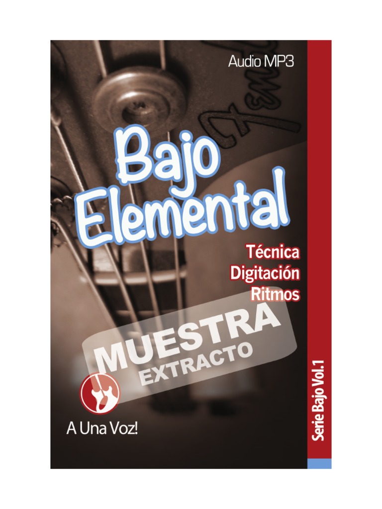 Muestra Bajo Elemental Serie Bajo Vol1 E Book | PDF | Arte