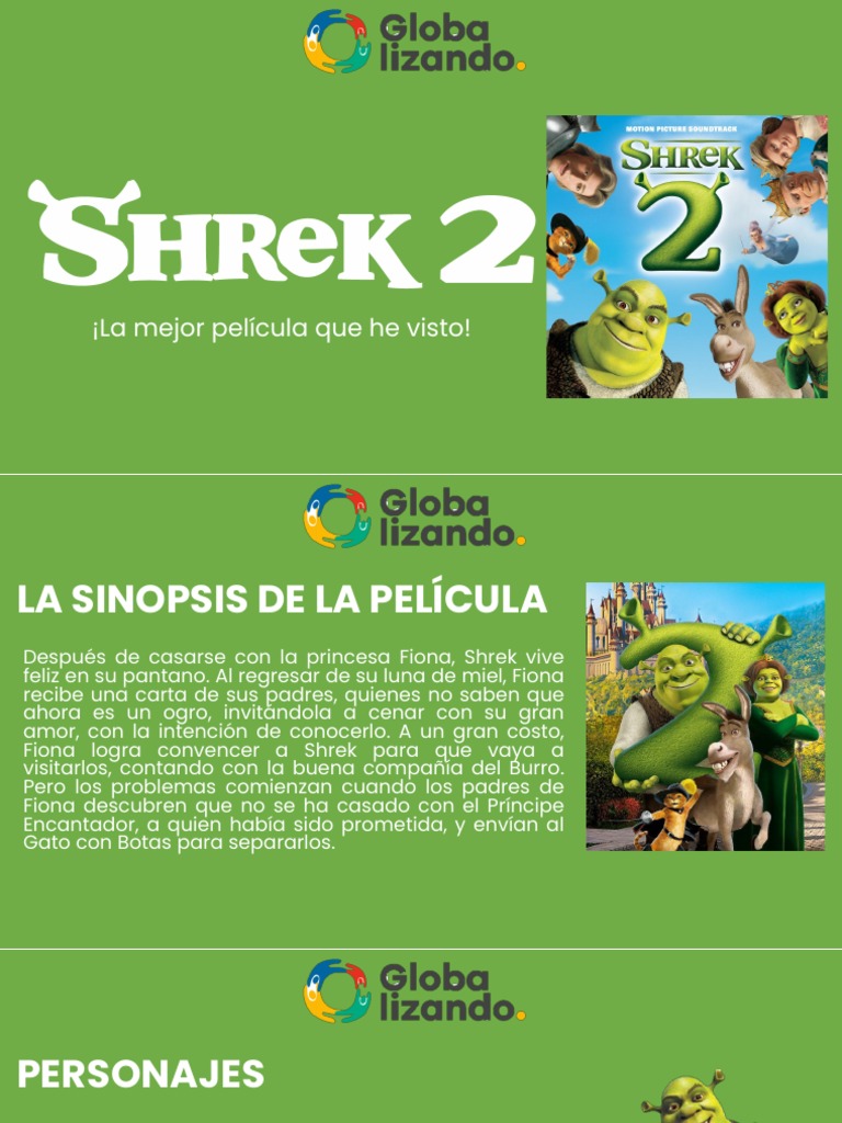Shrek 2 - PRESENTACION | PDF