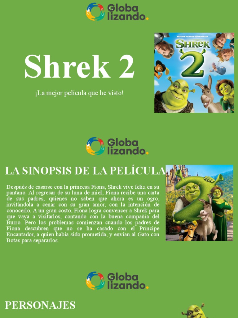 Shrek 2 - Presentacion | PDF