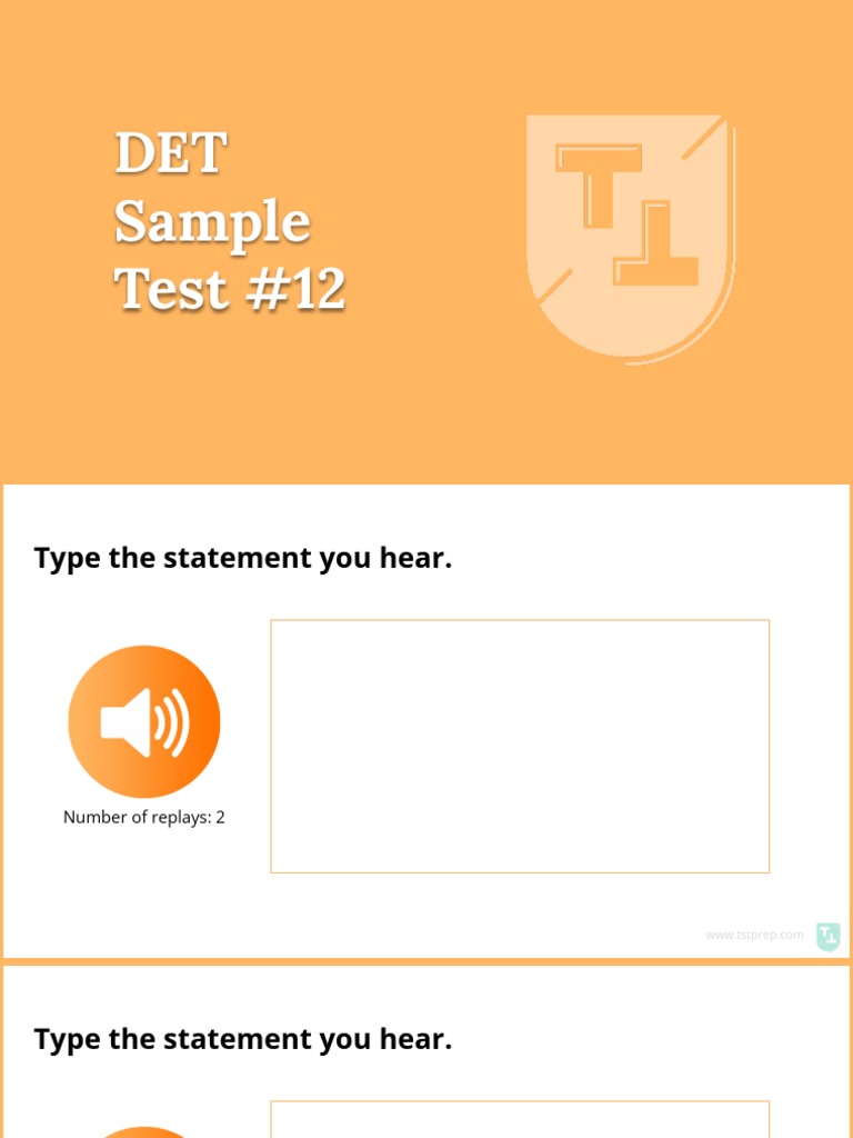 12, YT, DET Sample Test | PDF | Traffic
