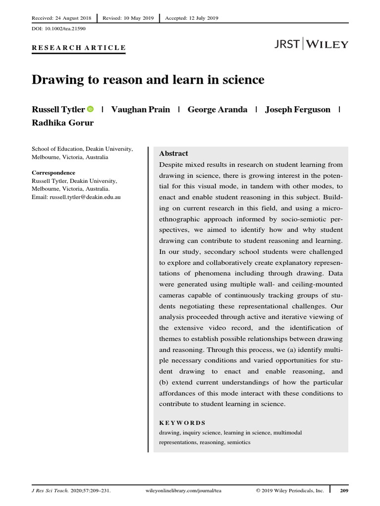 Tytler Et Al. 2020 | PDF | Charles Sanders Peirce | Reason