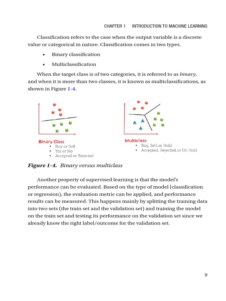 Lecture Notes1 Pdf Statistical Classification Machine Learning