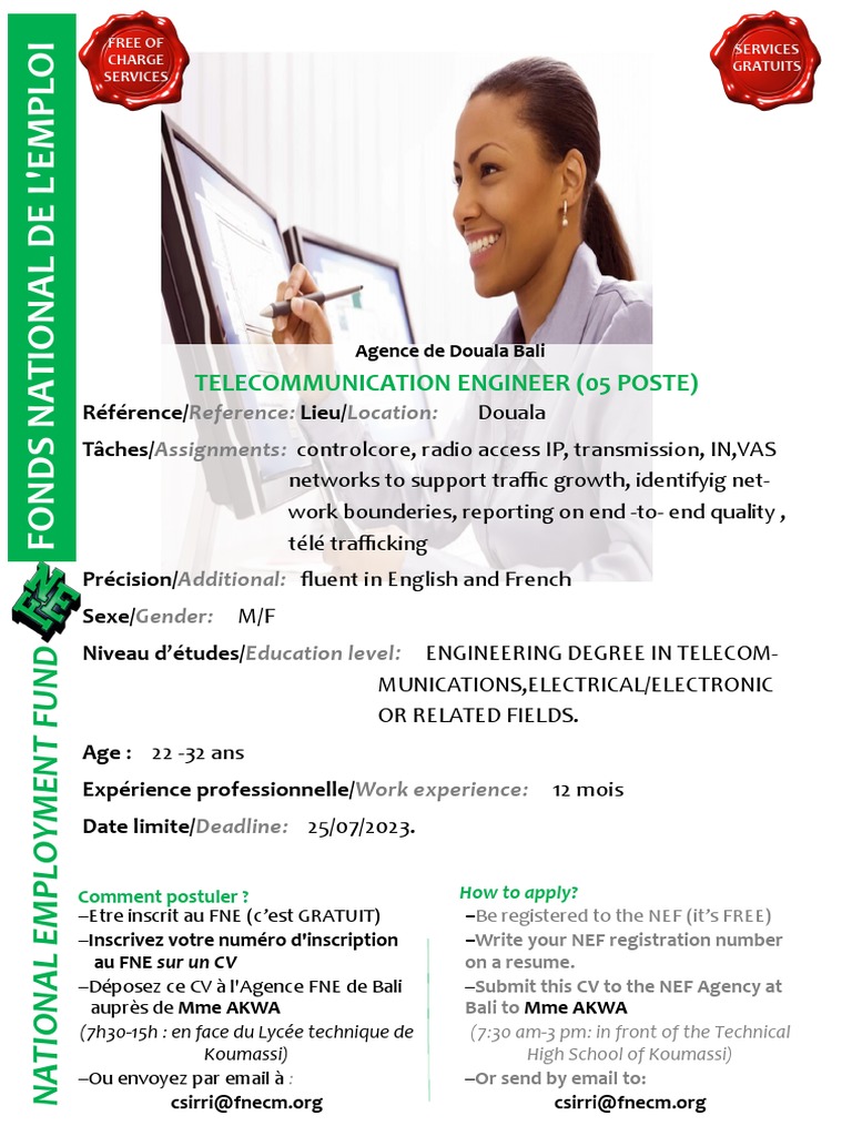Telecommunication Engineer (05 Poste) | PDF