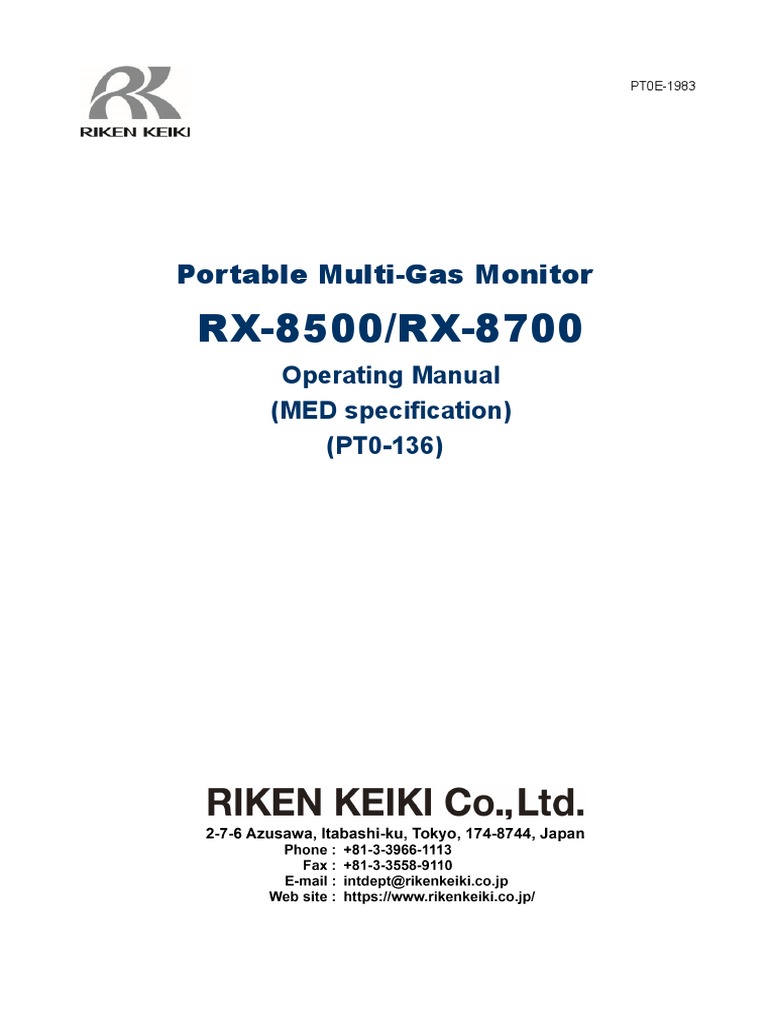 Pt0e-1983 RX-8500 RX-8700 Med | PDF | Computers