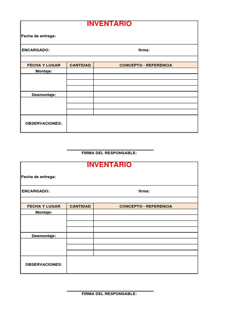 Modelo de Nota de Entrega en Excel | PDF