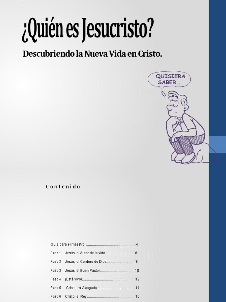 Quien Es Jesucristo | PDF | Jesús | Vida eterna (cristianismo)