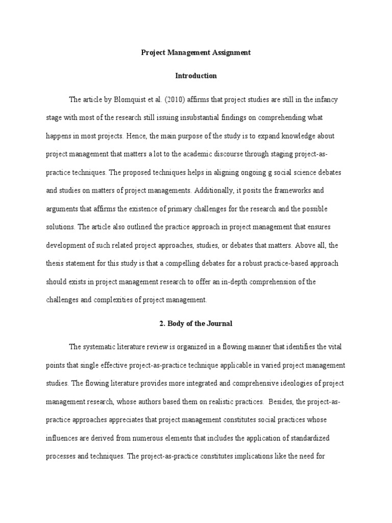 800 Word-Project Management | PDF | Project Management | Theory