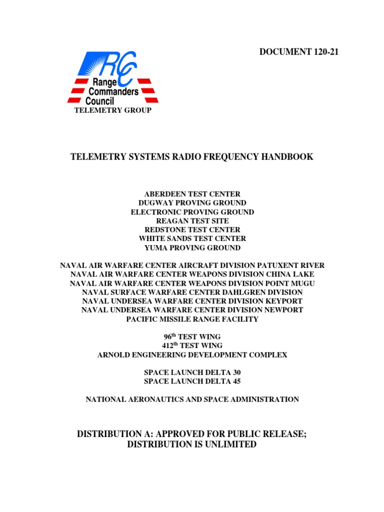 120-21 TM RF Handbook | PDF | Radio | Radio Wave