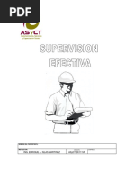 Técnicas de Supervisión Efectiva | PDF | Liderazgo | Planificación