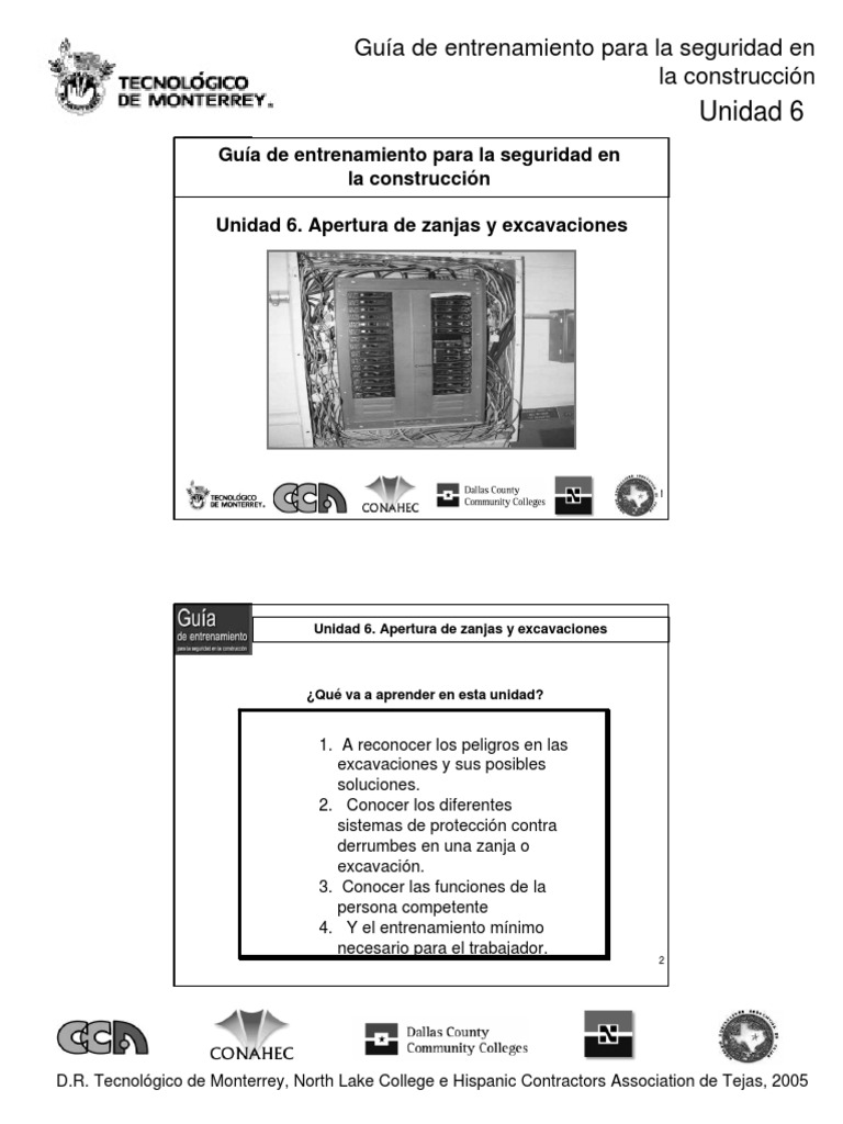 Excavaciones y Zanjas | PDF