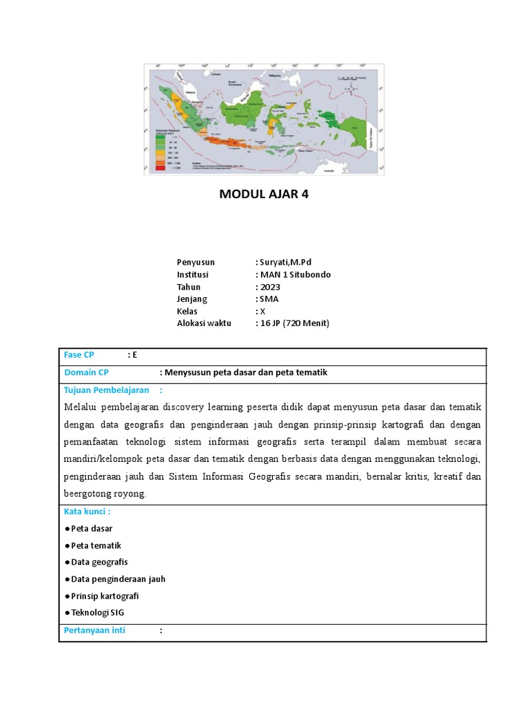 Modul Ajar Geo 4 | PDF | Seni | Komputer