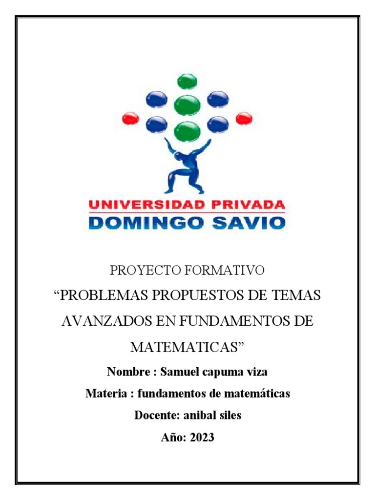 2.proyecto formativo | PDF