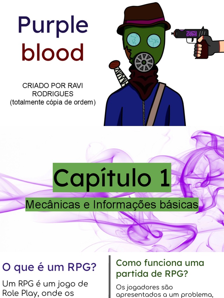 Guia de RPG: Purple Blood | PDF | Jogos de RPG