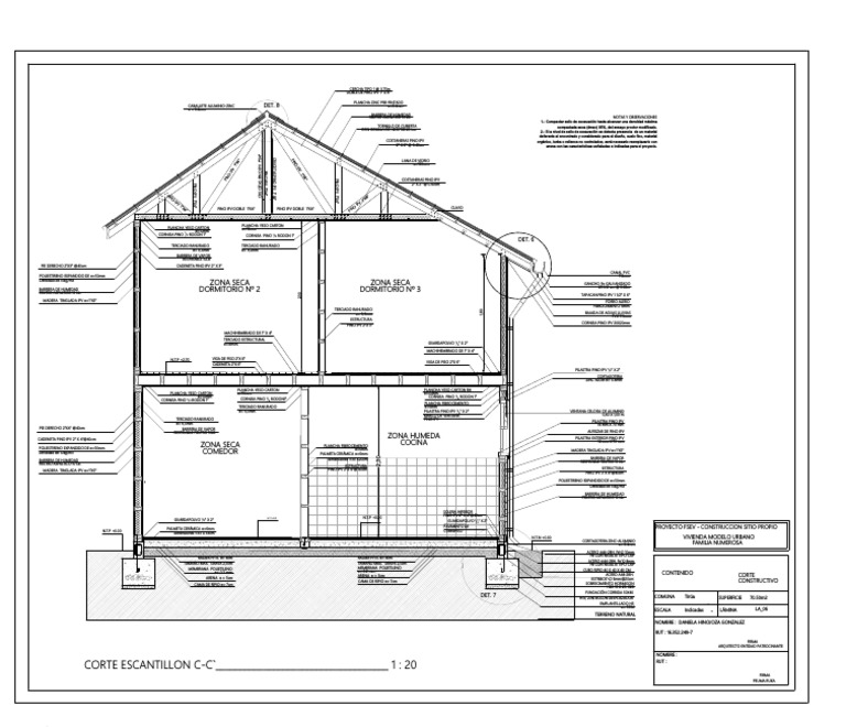 Corte Constructivo | PDF | Suelo | Sector secundario de la economía