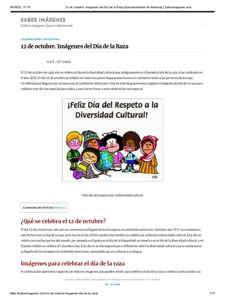 12 de Octubre. Imágenes Del Día de La Raza (Descubrimiento de América ...