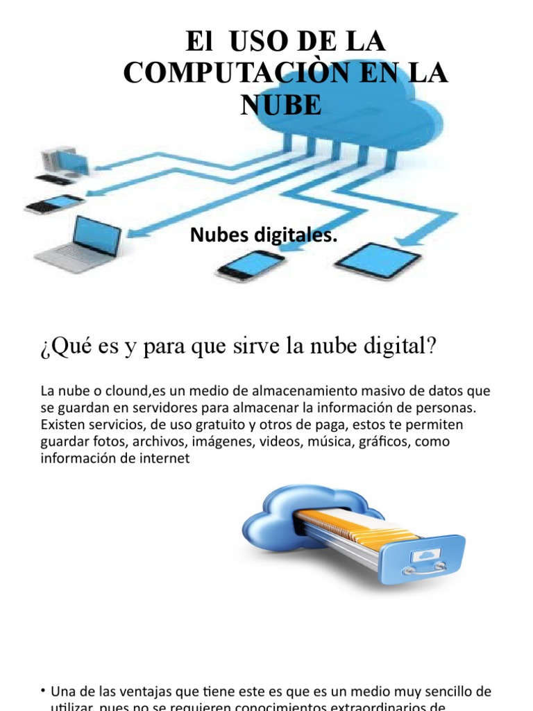 El Uso de La Computaciòn en La Nube | PDF