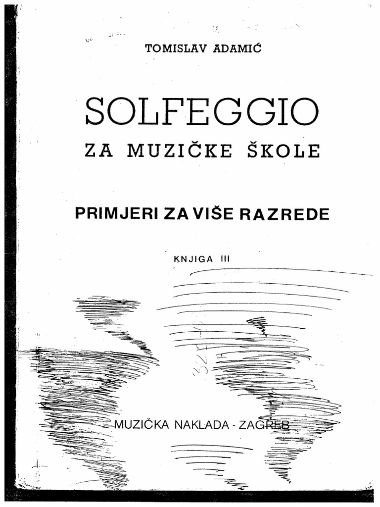 Adamić - SOLFEGGIO | PDF