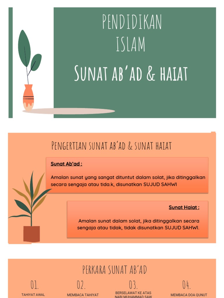 Perbezaan Sunat Ab'ad dan Haiat | PDF
