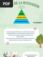 Teoría de La Erc de Clayton Alderfer | PDF | Motivación | Motivacional