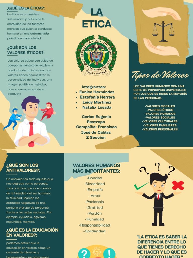 Folleto Etica | PDF | Moralidad | Comportamiento