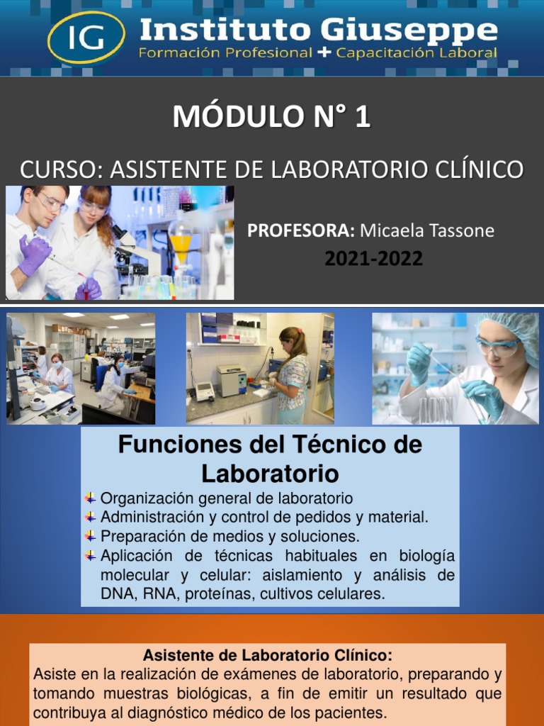 Modulo N°1 | PDF | Laboratorios | Química