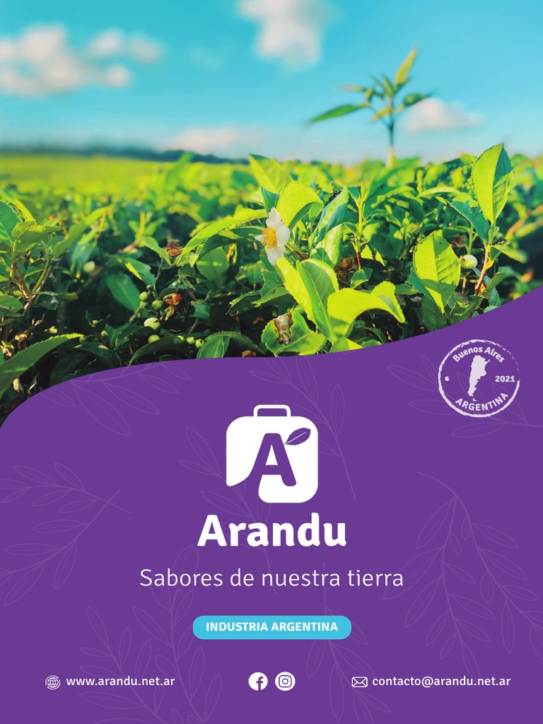 Catalogo Arandu | PDF | Té | Ingredientes de comida