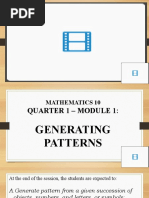 Generating Patterns | PDF | Sequence | Mathematics