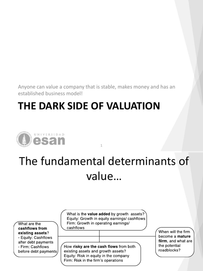The Dark Side of Valuation | Download Free PDF | Valuation (Finance ...