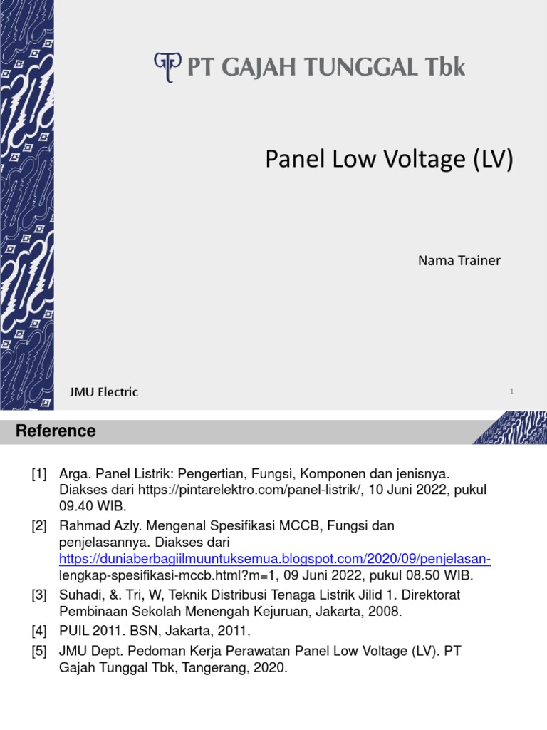 Panel LV | PDF