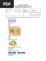 Soal Sumatif B.indo Kelas 1 Bab 3 Awas Kuman | PDF